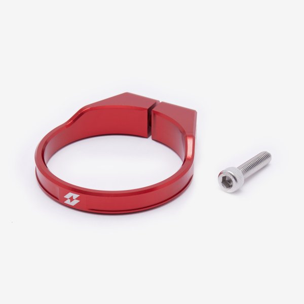 Full-E Charged Steering Tube Riser Reinforcing Clamp Red – Radhouse