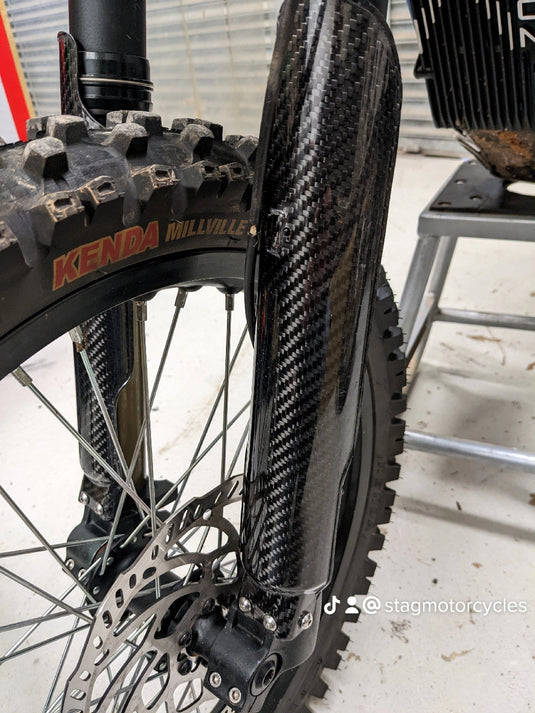 Stag Carbon Fibre Fork Guards – Radhouse